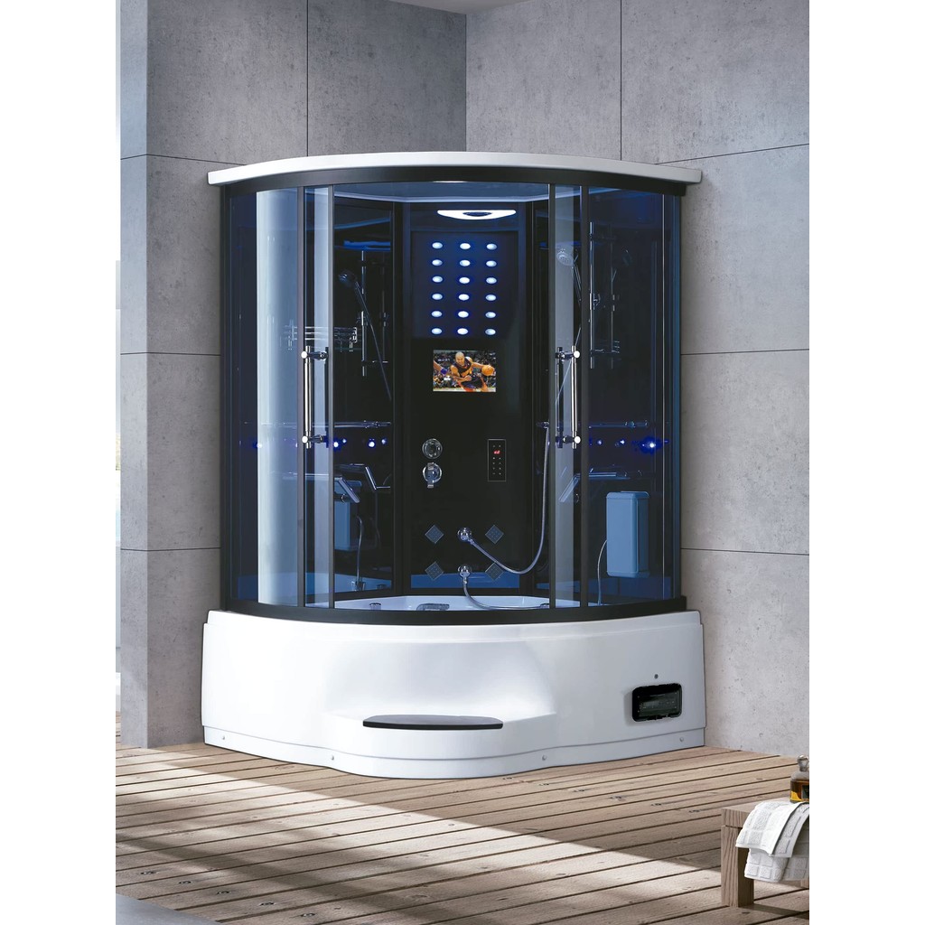 Lokoy Luxury Integrated Shower Room Long1.35m Arc Fan-shaped Surf ...
