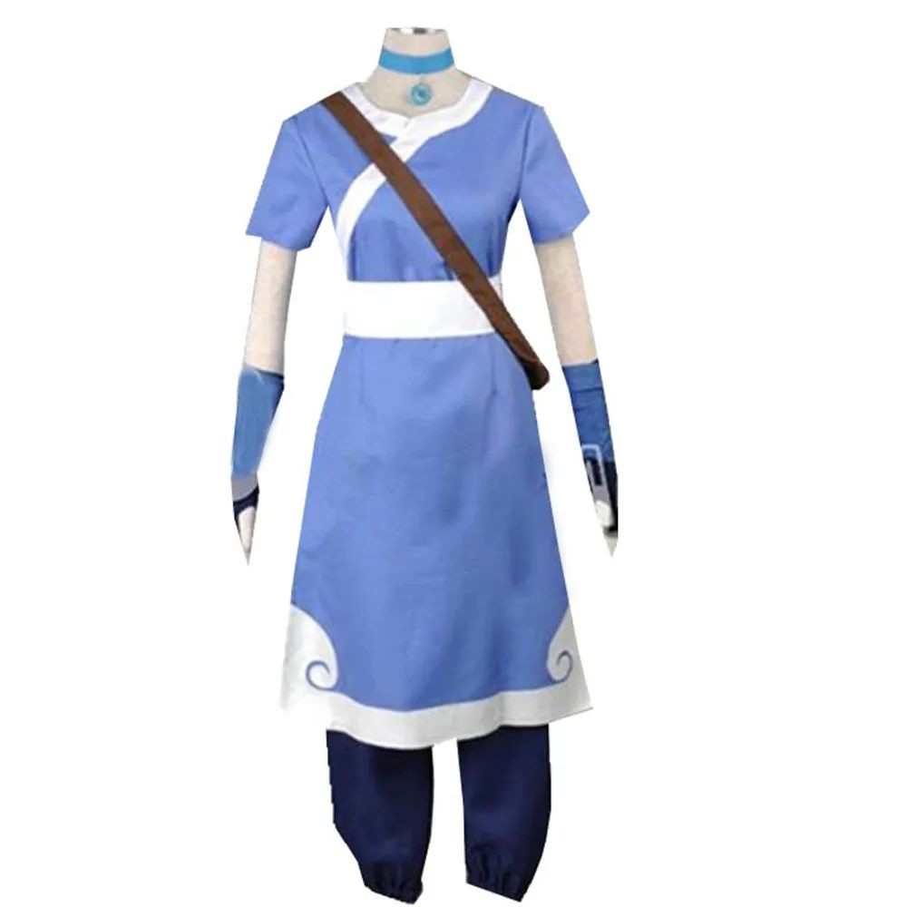 2025 Anime The Last Airbender Korra Water Tribe Outfit Cosplay Costume ...