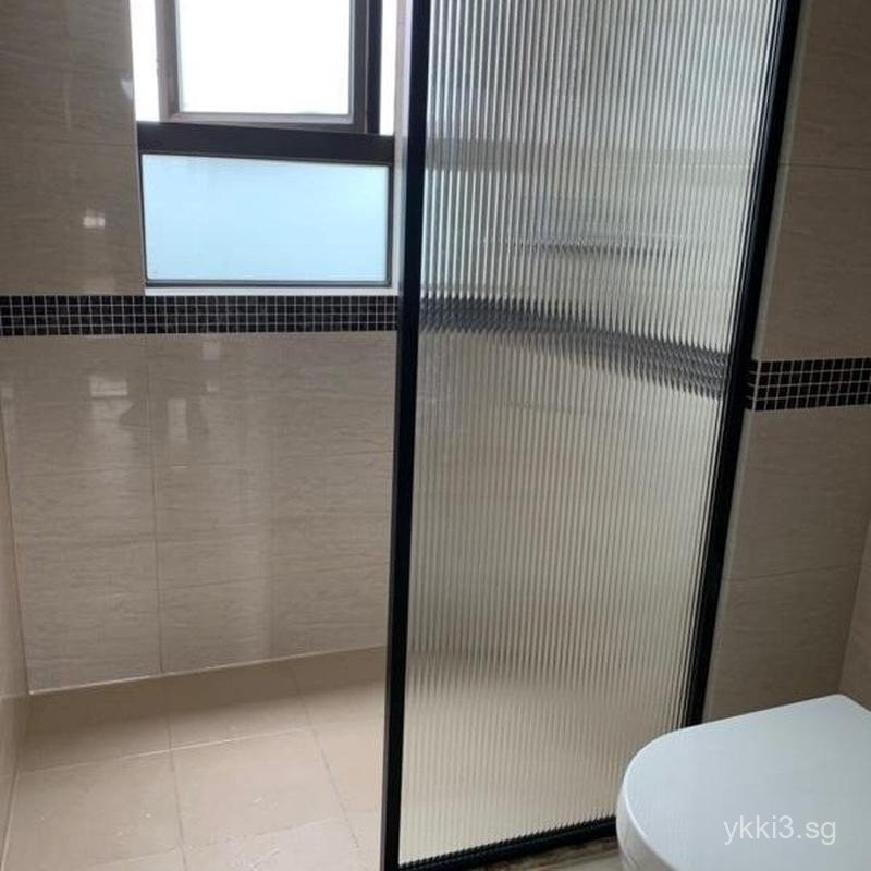 Bathroom Dry and Wet Separation Shower Partition Glass Sliding Door ...