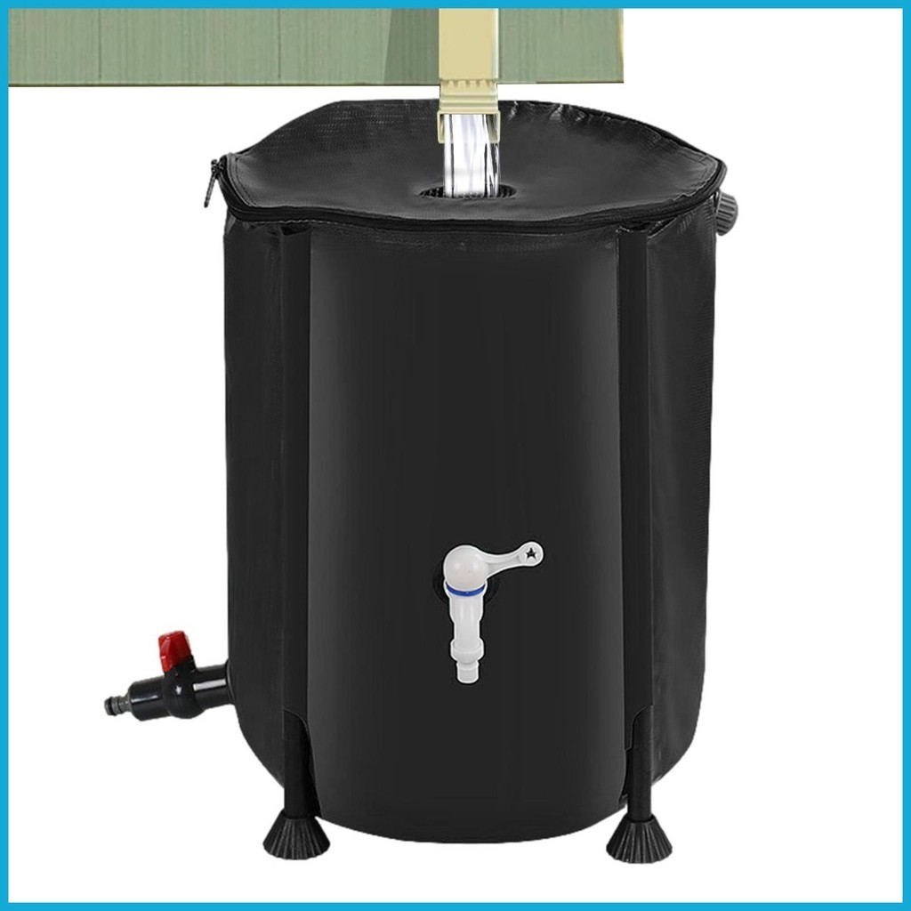 Rainwater Collection Barrel Roof Water Catcher Barrel 200L Portable ...