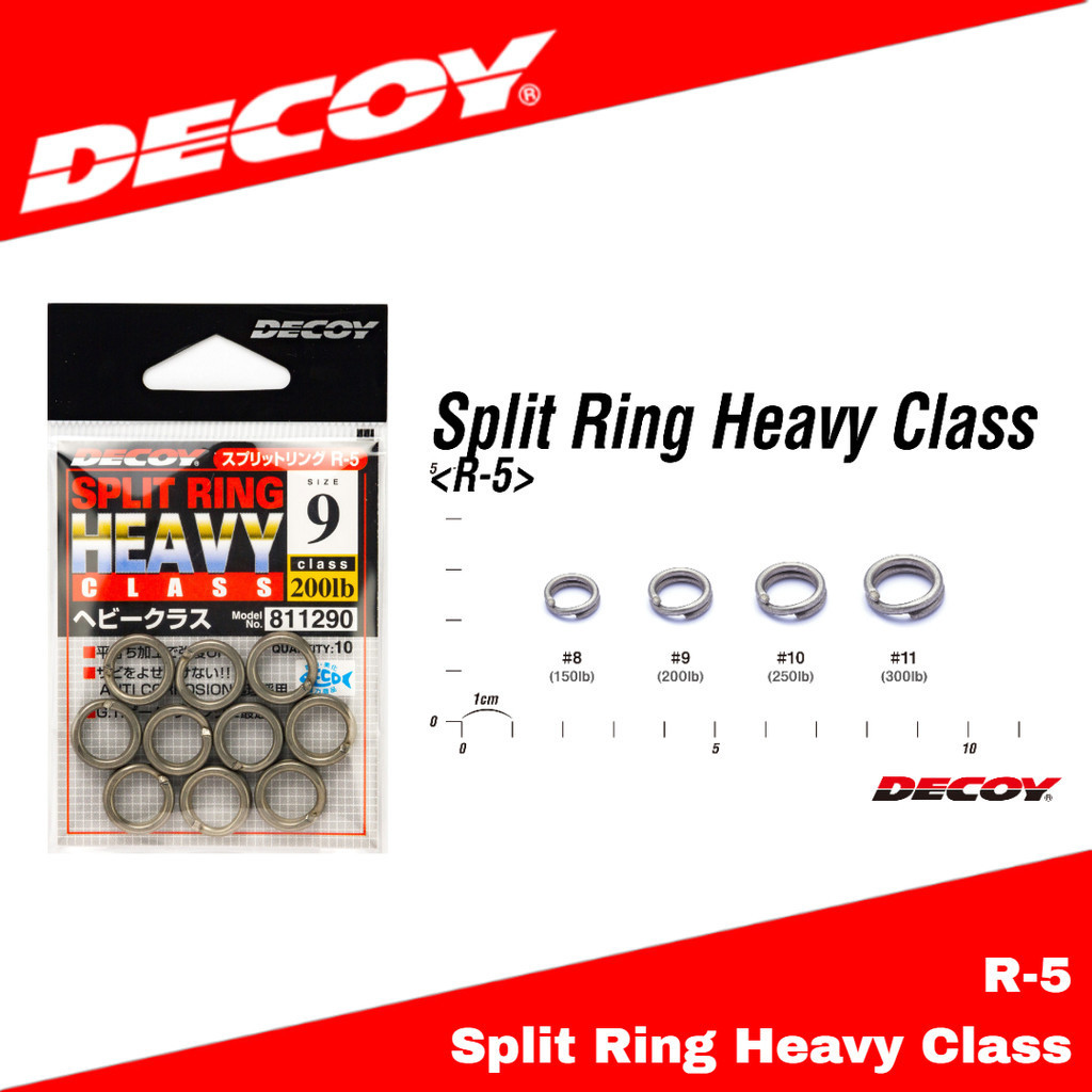 Decoy R-5 Split Rings Heavy Class | Shopee Singapore