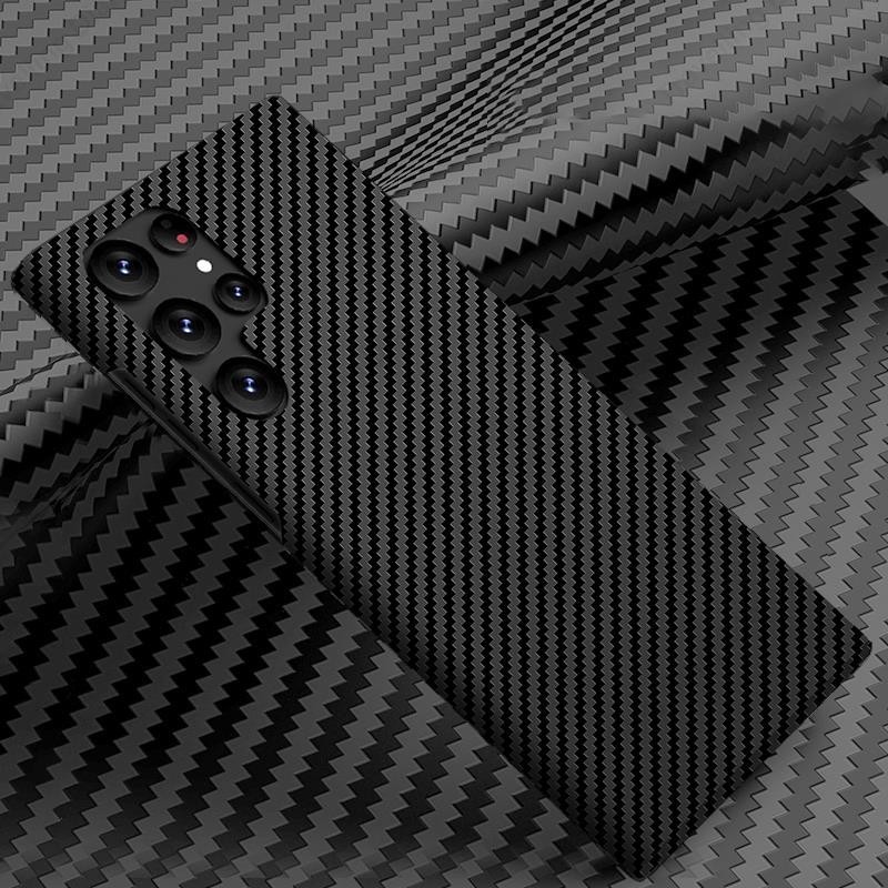 Carbon Fiber Pattern Case For Samsung Galaxy S24 S23 S22 Ultra note10 ...