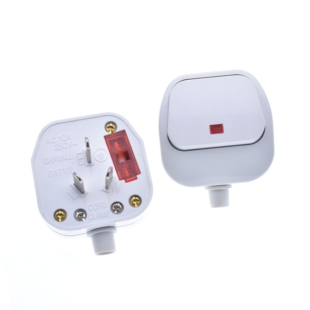 Australia Standard Power Switch Rewireable Plug With Fuse, Power Cord ...