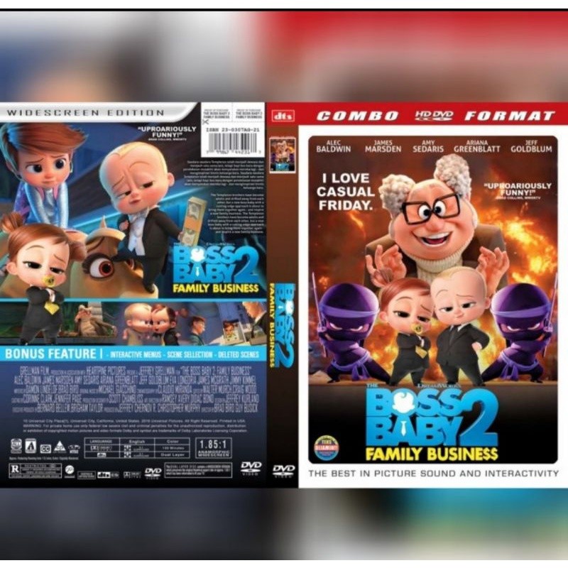 The BOSS BABY 2 FAMILY BUSINESS - Film Animation Cassette - 2021 - Ori ...