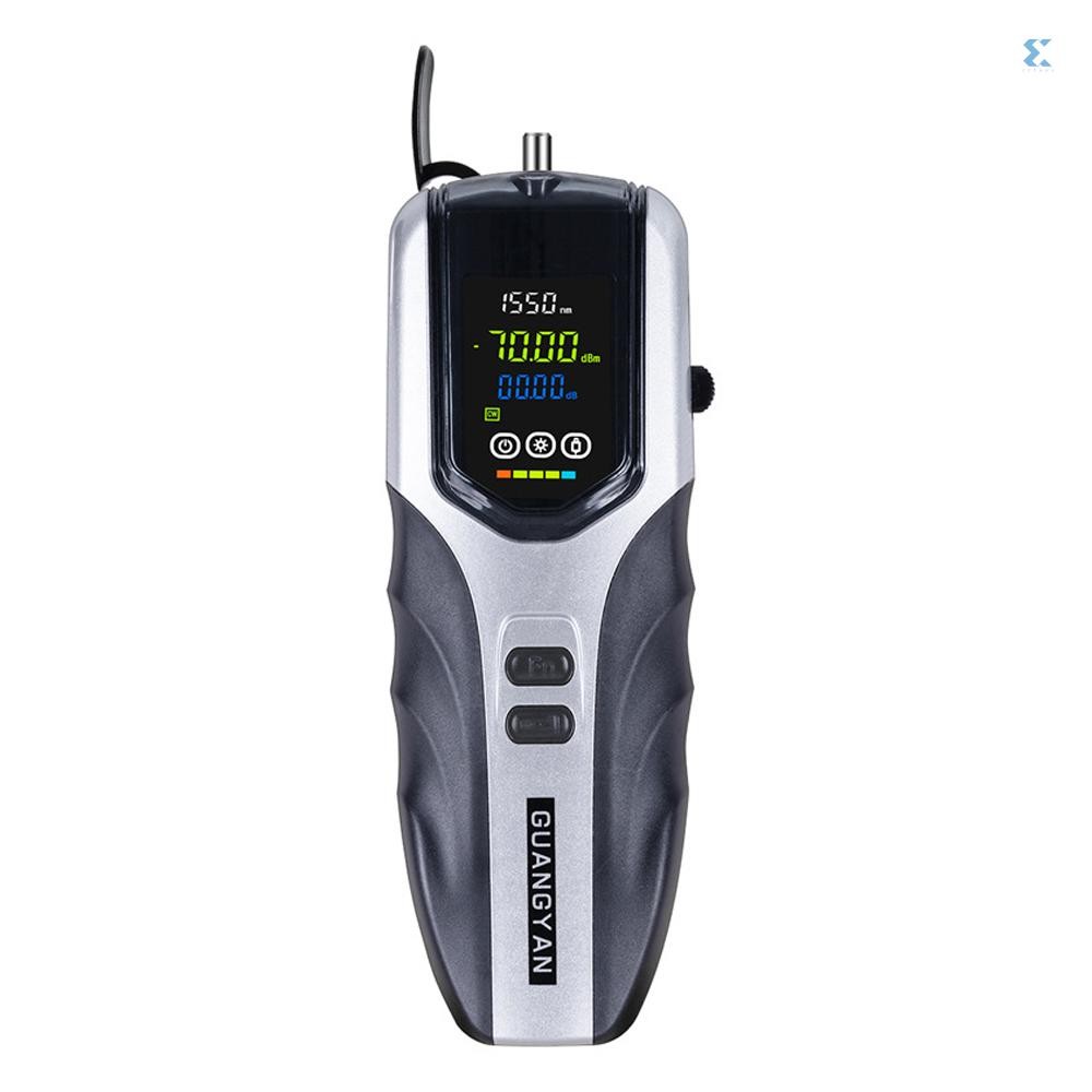 Handheld Optical Power Meter Rechargeable Fiber Optic Power Tester LCD ...