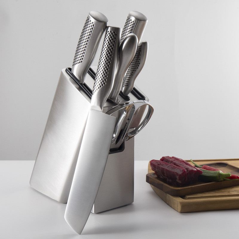 Knife Set Seven-Piece Japanese Stainless Steel Kitchen Utensils Kitchen ...