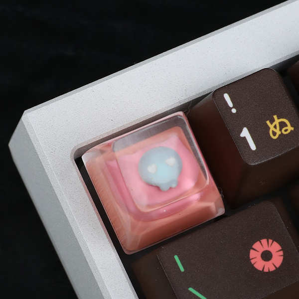keycaps keycaps custom Creative Unique Keycap Pink Cat Three ...