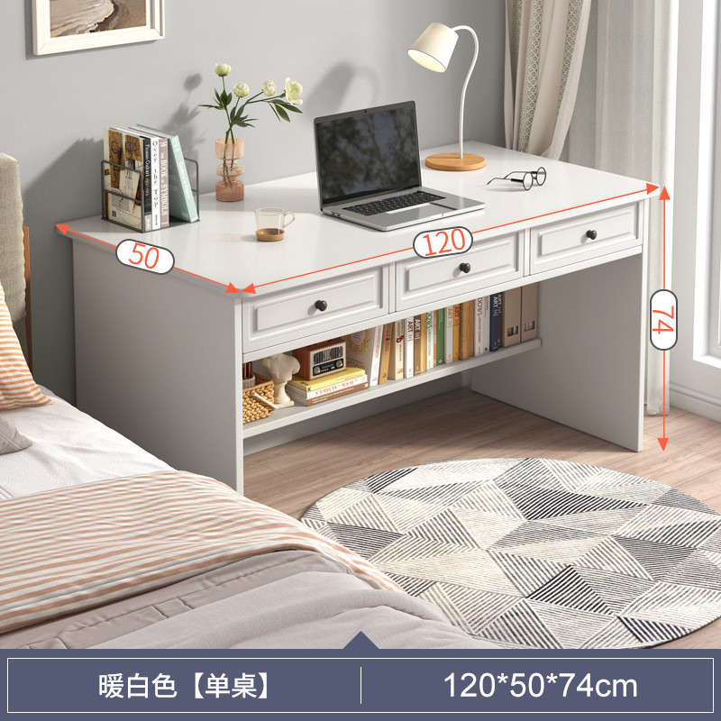 [SG Stock] Office PC Table With Drawers Desks 120cm/140cm/160cm ...