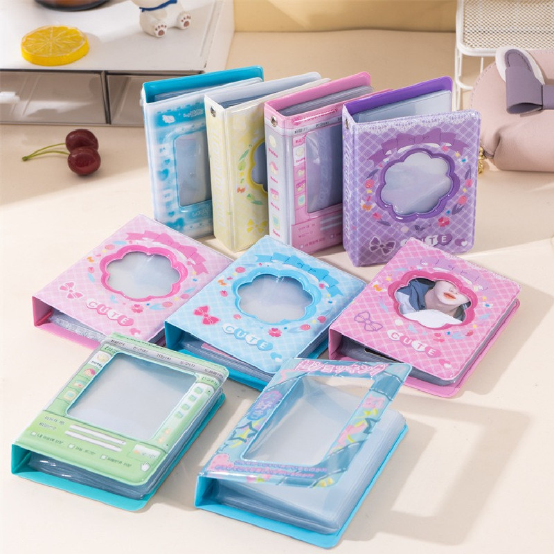 40 Slots Cute Flower Photo Album 3 Inch Idol Photocard Collection Book ...