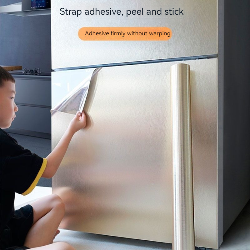 Refrigerator stickers air conditioner renovation film freezer door ...