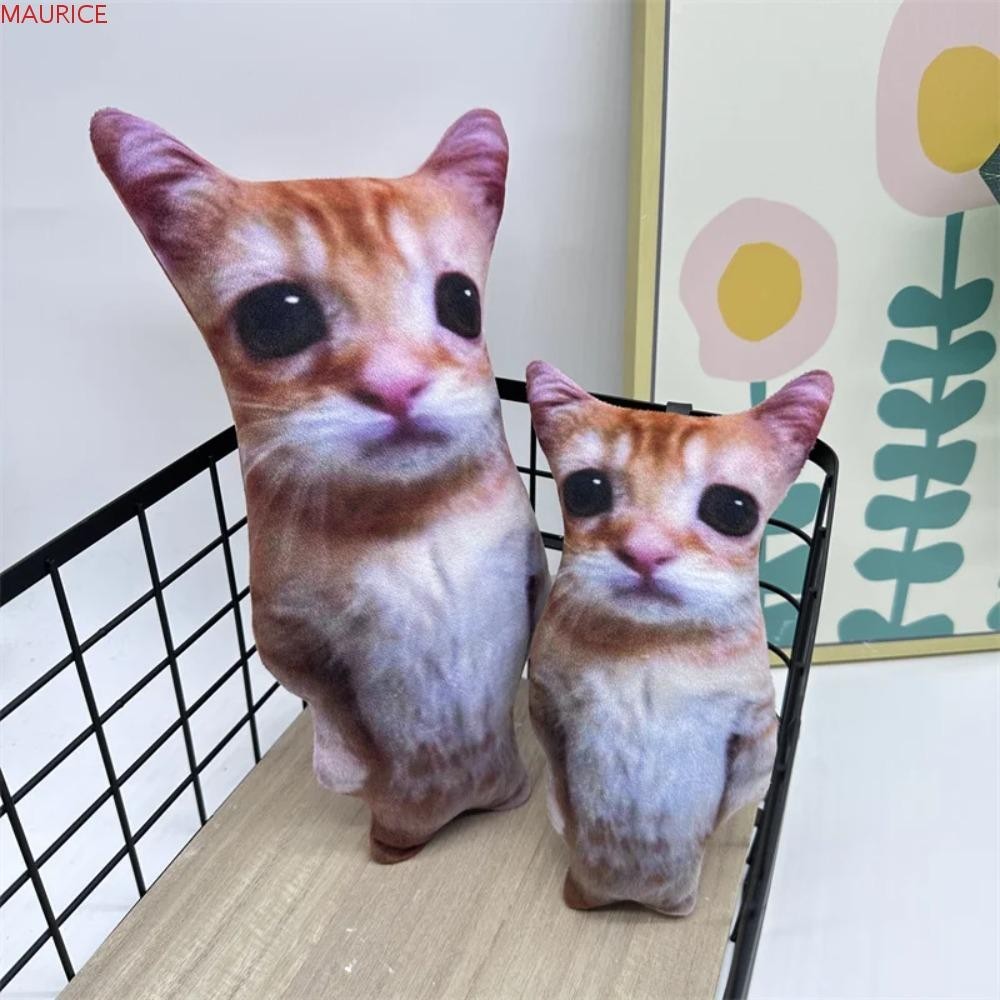 MAURICE Stuffed Lifelike Cats Plush Toy, Cute PP Cotton American ...