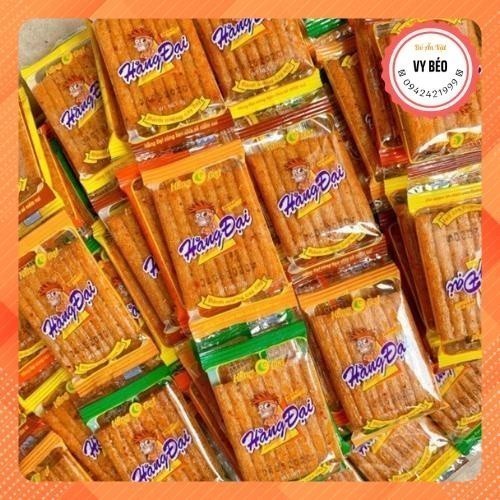 Combo of 30 packs of Super Spicy Childhood Hang Dai Goat Rib Snacks ...