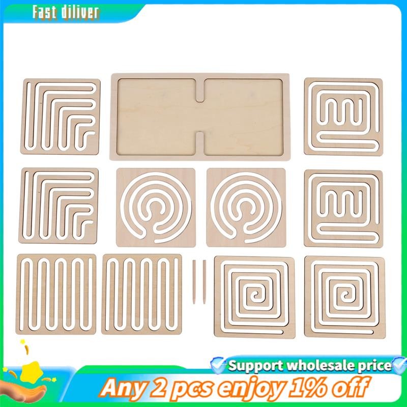 In stock-Wooden Maze Toy Left and Right Brain Development Maze Toy Maze ...