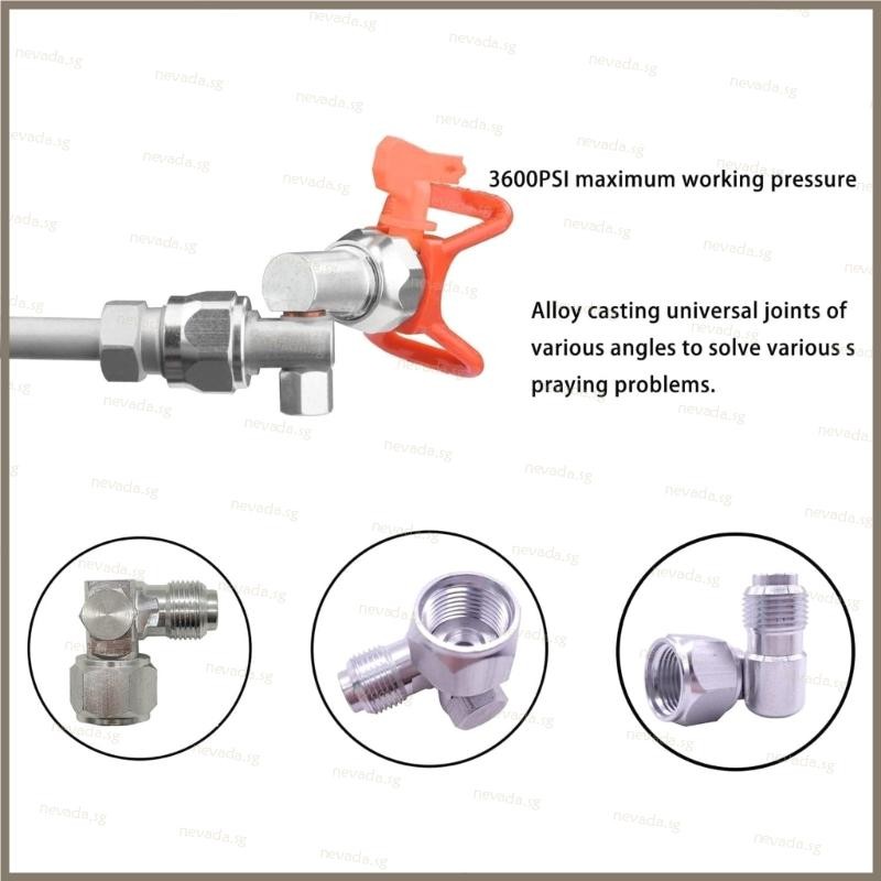 Nevʚ ɞ Airless Pressure Swivel Joint for Paint Sprayers Swivel Joint ...