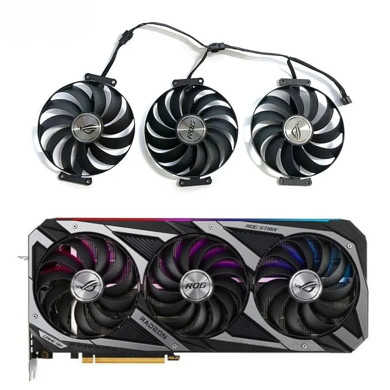 95mm CF1010U12S Graphics Card Fan Replacement ASUS Rog Strix RTX 3060 ...
