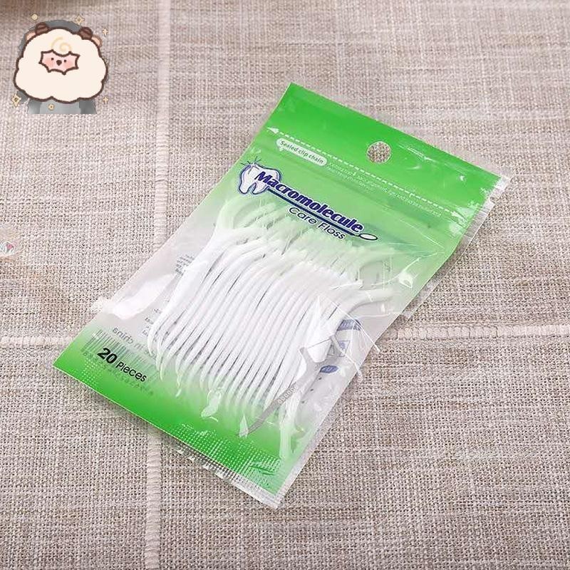 Dental Floss Picks, Plastic Dental Floss Stick Interdental Floss Tooth ...