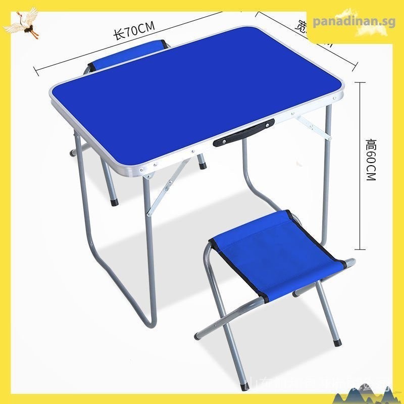 Folding Table Night Market Stall Outdoor Household Table Chair ...