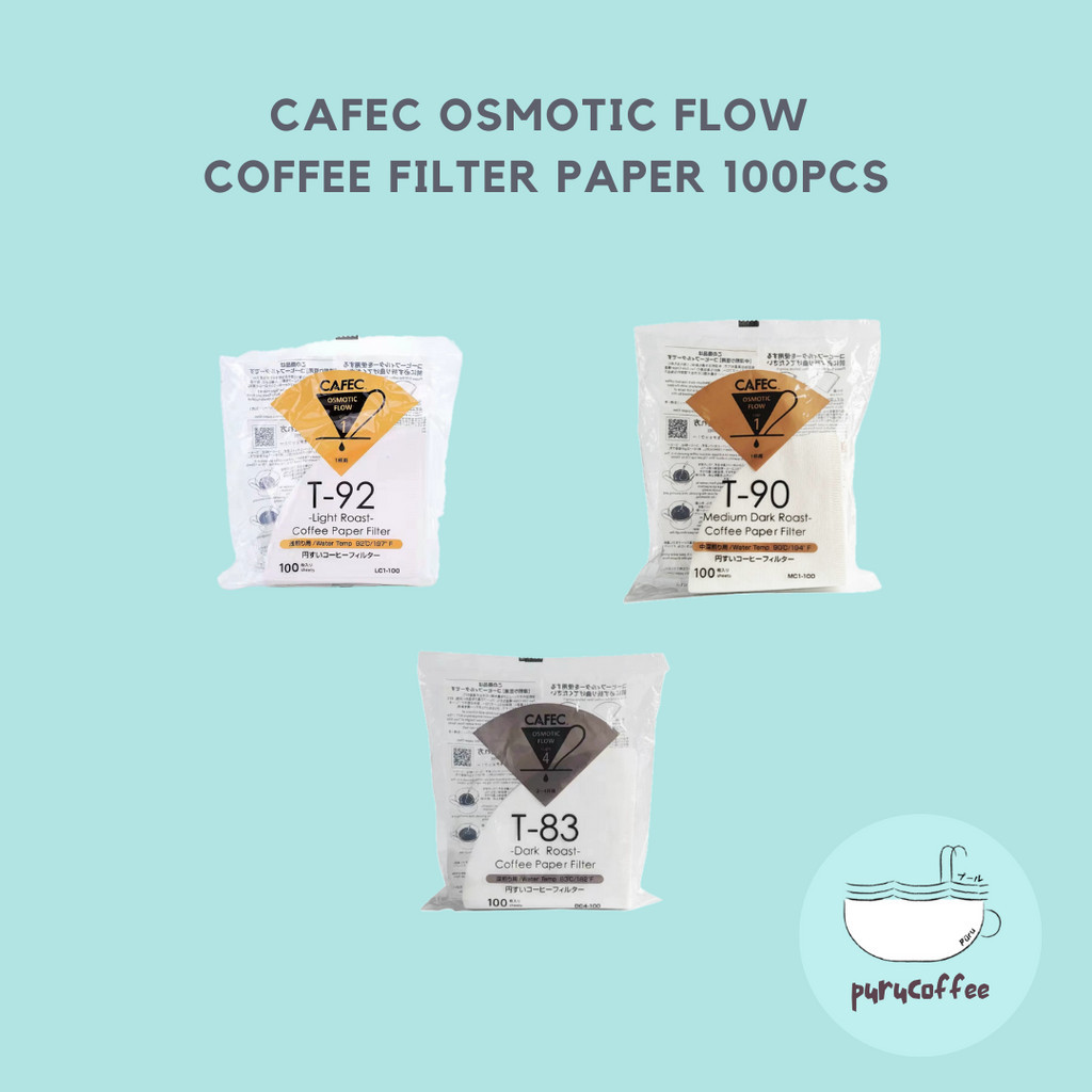 [SG Ready] Cafec Osmotic Filter Paper 100pcs | Shopee Singapore