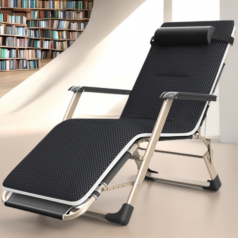 Folding Recliner Outdoor Folding Chair Nap Bed Single Simple Portable ...