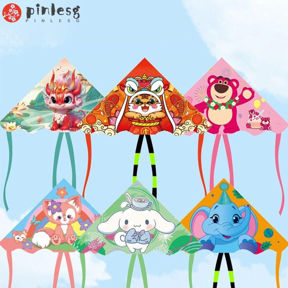 PINLESG Cartoon Kites, Kuromi Strawberry Bear Melody Children's Kite ...