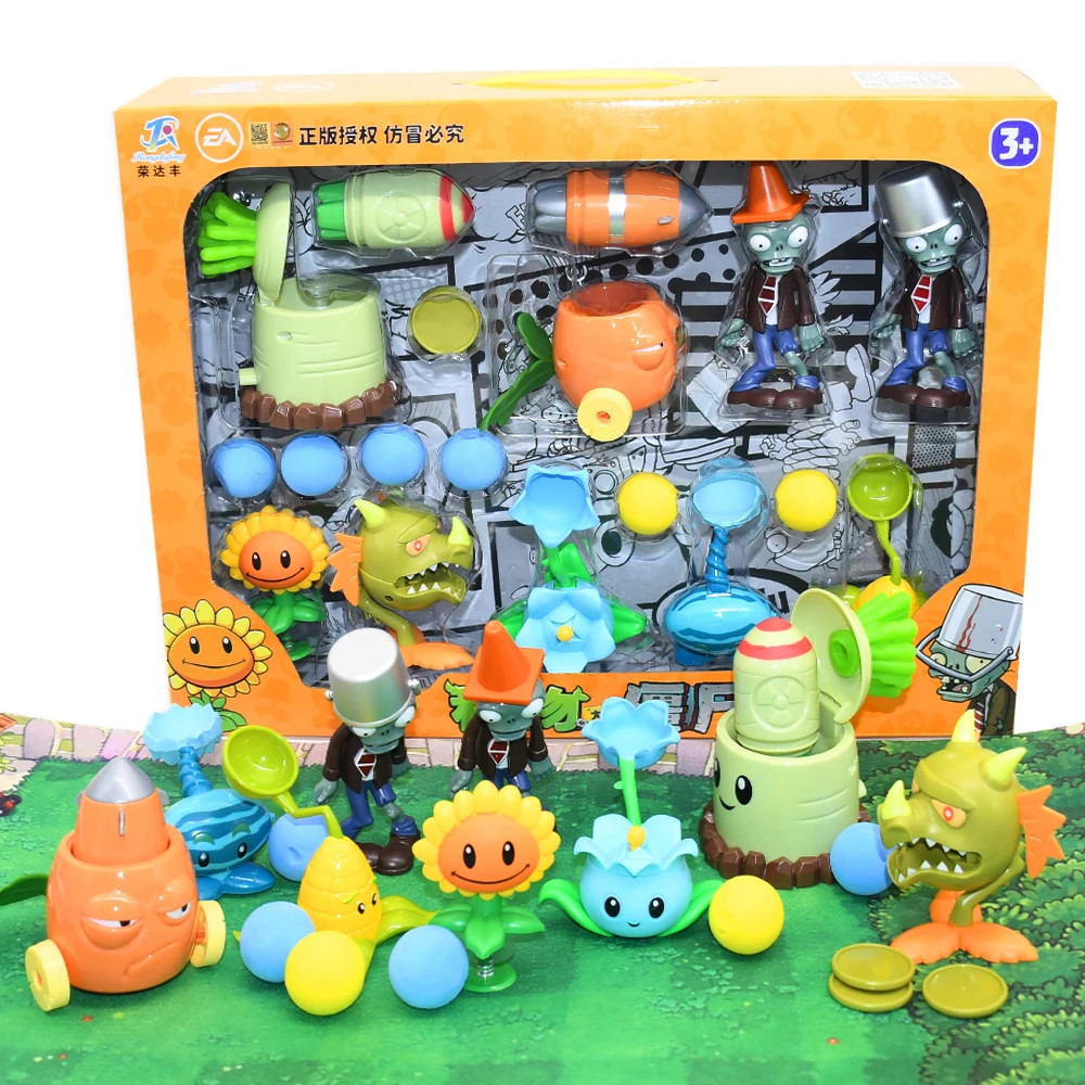 Plants vs. Zombies 2 set of toys for competitive tabletop games as ...