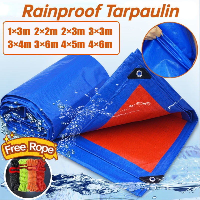 Tarpaulin Canvas Canopy Rainproof Waterproof Sunshade Insulation Tarp ...