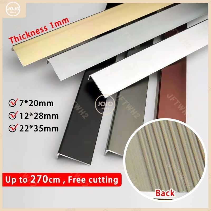 Corner Guard Strip Aluminum Alloy 7-Shaped Blank Holding Groove L ...