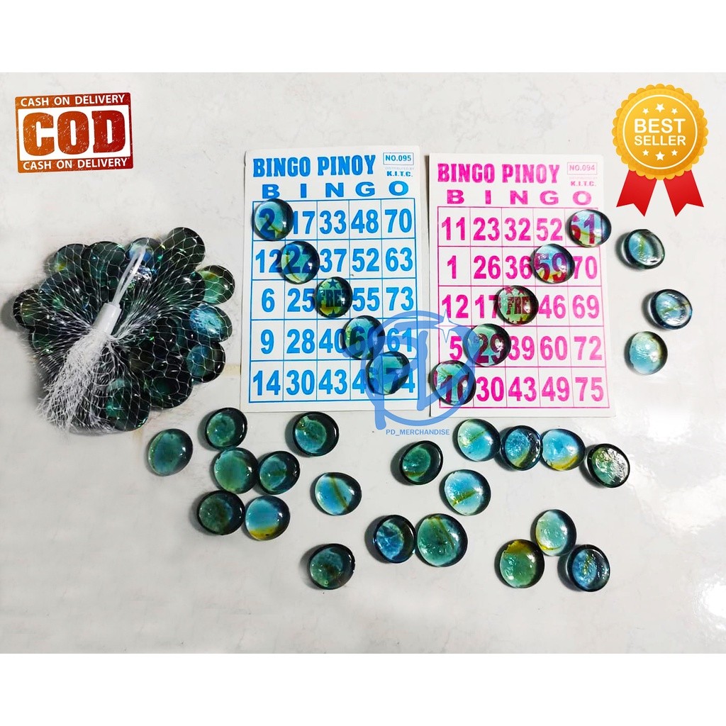 PD Bingo Pamantos Marble Jolen Flat Holen Chips Number Marker ...