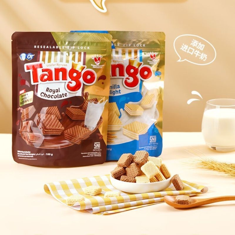 Indonesia Imported Tango Tango Classic Mocha Crispy Wafer Biscuits ...