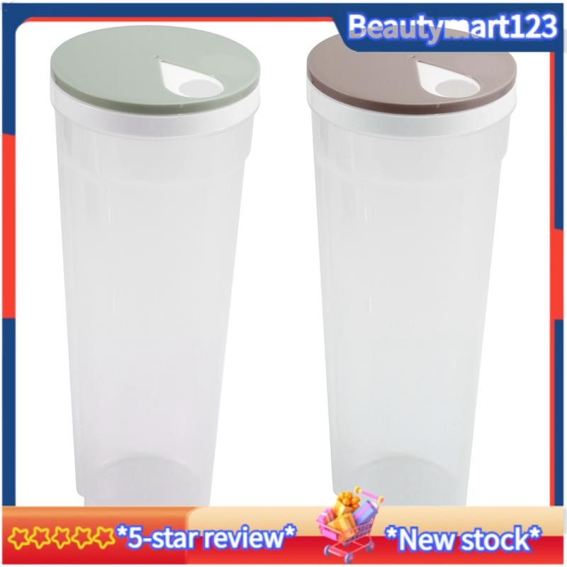 Plastic Spaghetti Container Noodle Pasta Storage Jar with Locking Lid ...