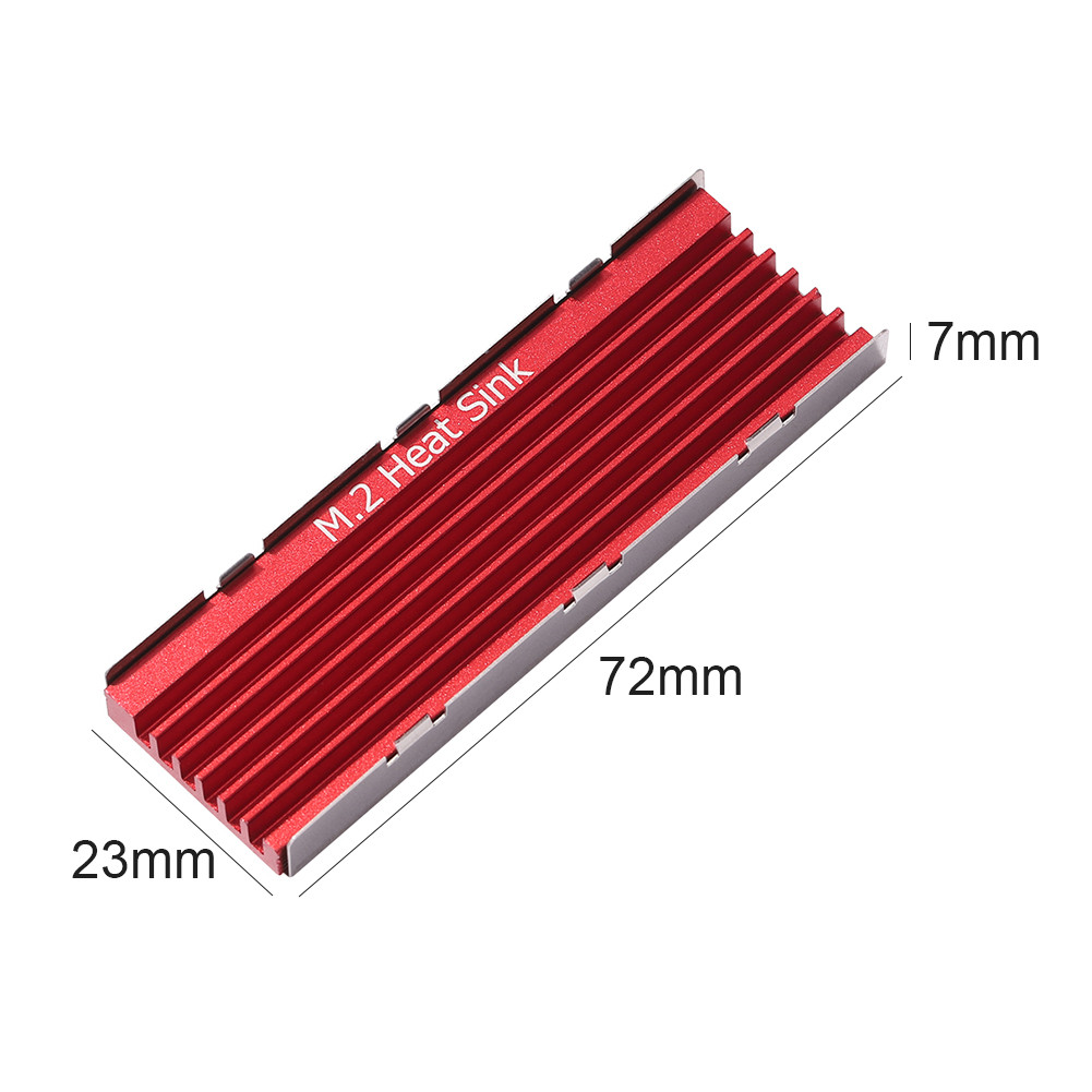 M.2 SSD Heat Sink Heatsink NVME M.2 2280 SSD Hard Disk Aluminum Heat ...