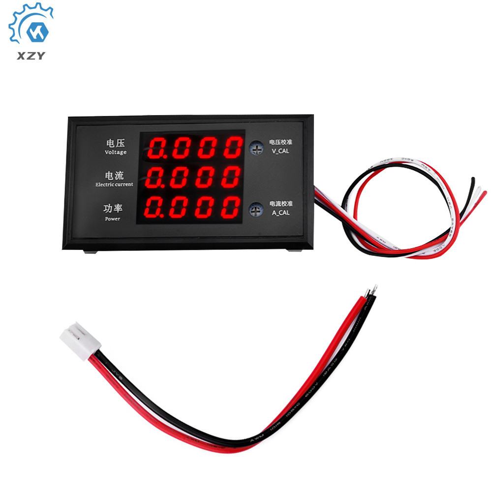 Voltage Current Display DC 0-500V Digital Voltmeter Ammeter Multimeter ...