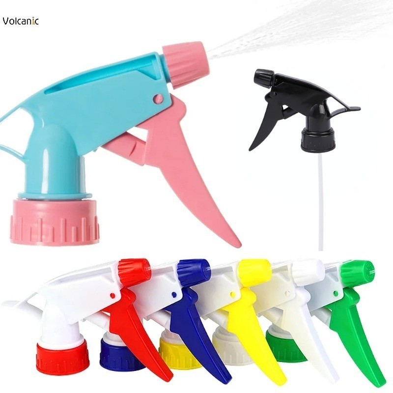 Universal Plastic Spray Head Bottles Sprayer Manual Button Flower Plant ...
