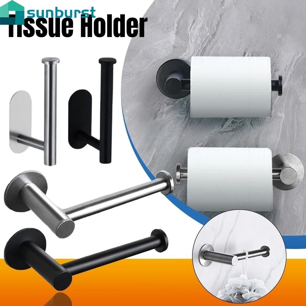 Wall Mounted Roll Paper Holder - Stainless Steel Tissue Holder - Paper ...