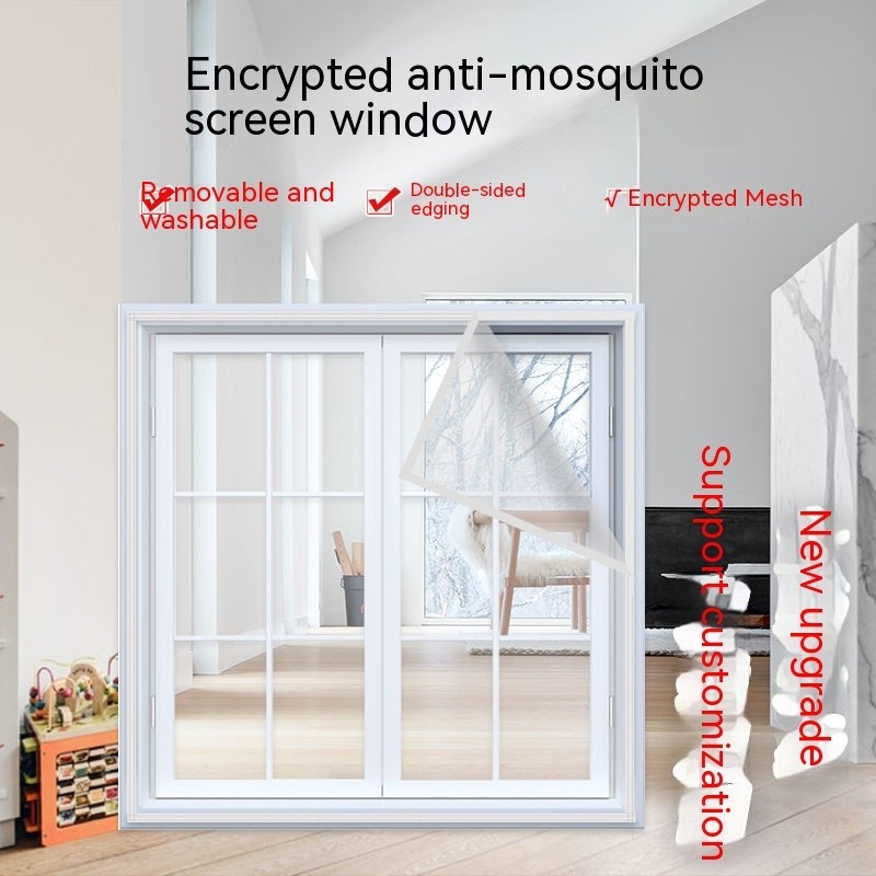 Customized Window Mesh Net Mosquito Fly Insect Screen (Velcro ...