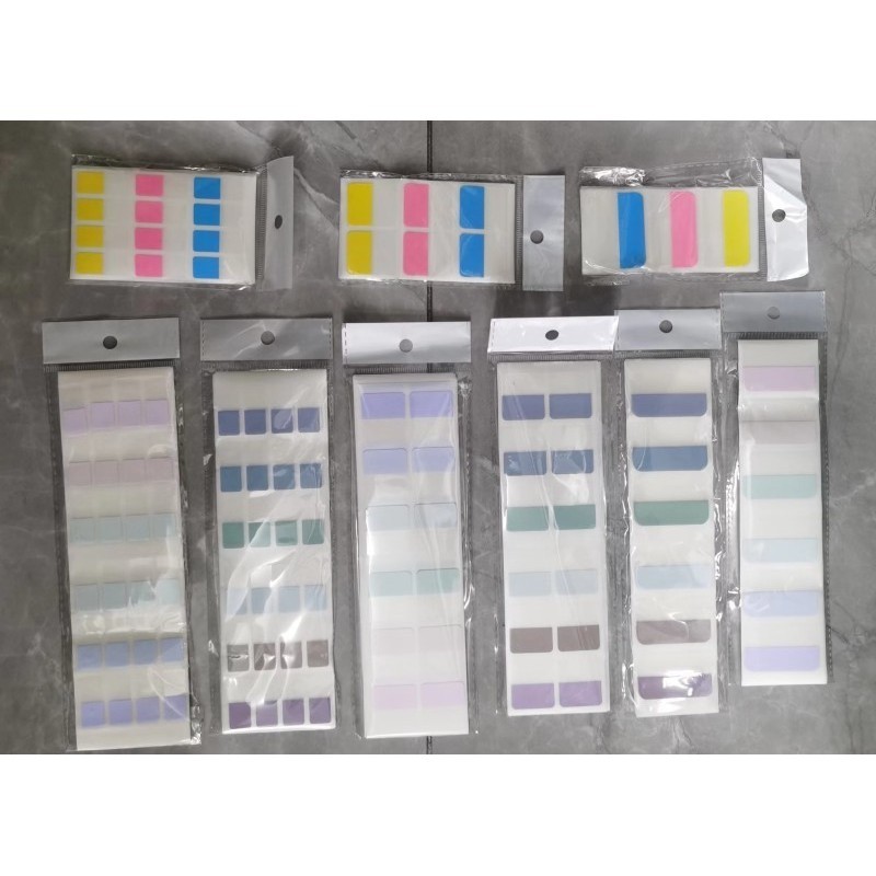 3 Sizes Colorful Index Label Stickers,Writable Sticky Notes Tabs for ...