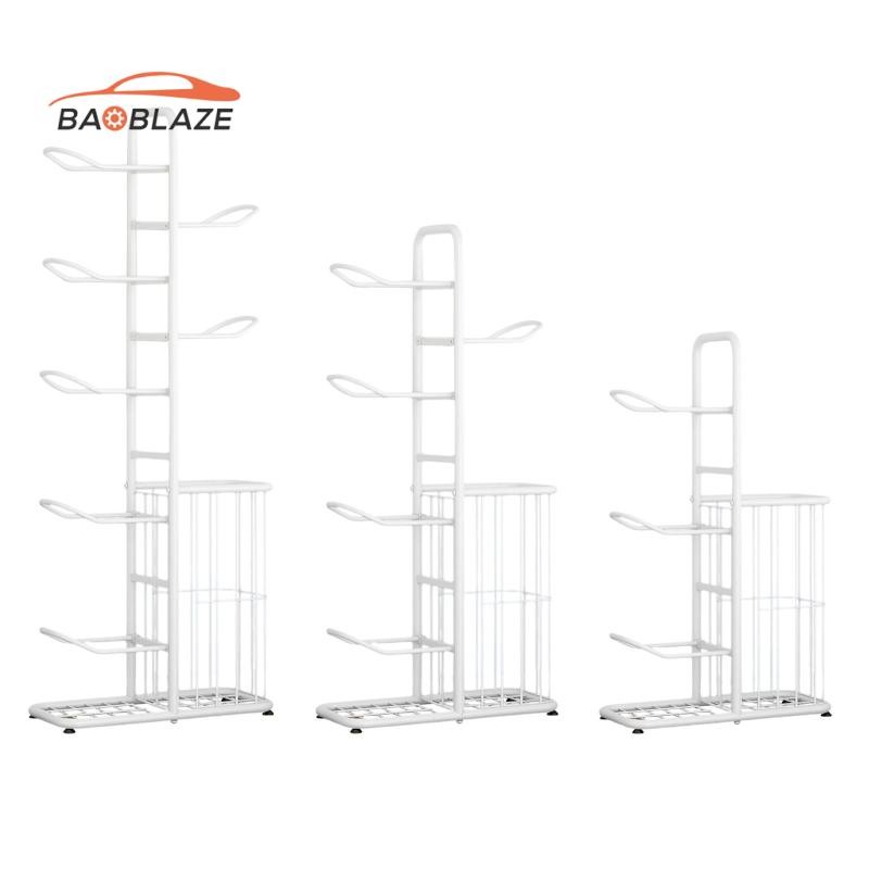 [Baoblaze] Ball Storage Holder Indoor Basketball Rack Vertical Iron ...