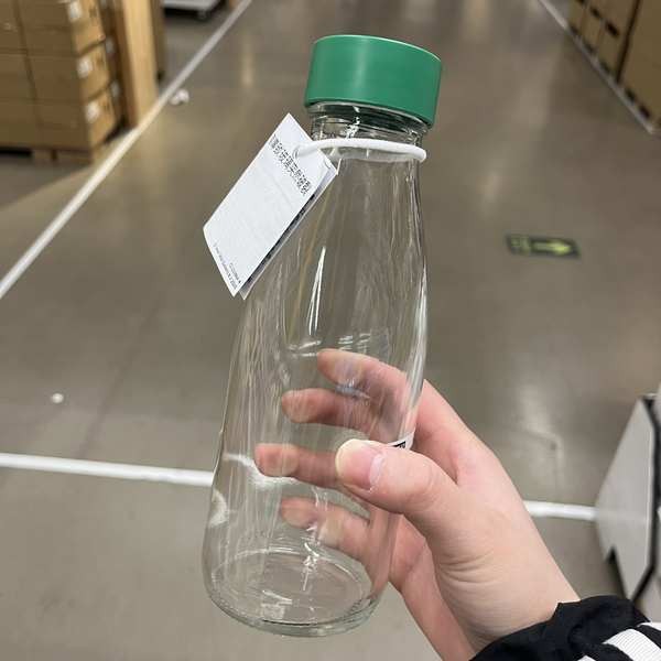 bottle water bottle Ikea IKEA IKEA Tang Glass Water Bottle Portable ...