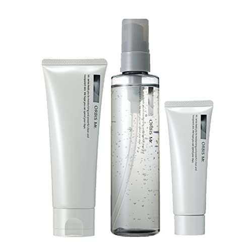 ORBIS Mr. [Quasi-drug] ORBIS Mr. Skin Care 3 Step Set Men's Facial Cleanser Lotion Moisturizing ...