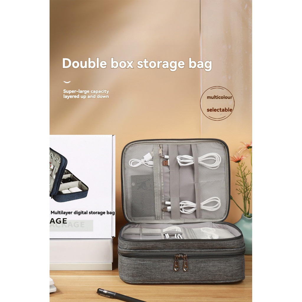 Data Cable Digital Electronics Storage Bag Electronics Protective Cloth ...