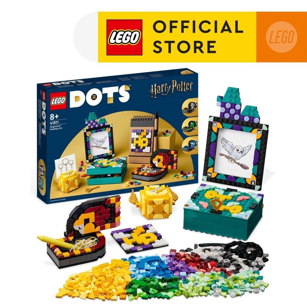 LEGO DOTS 41811 Hogwarts™ Desktop Kit Building Toys (856 Pieces ...