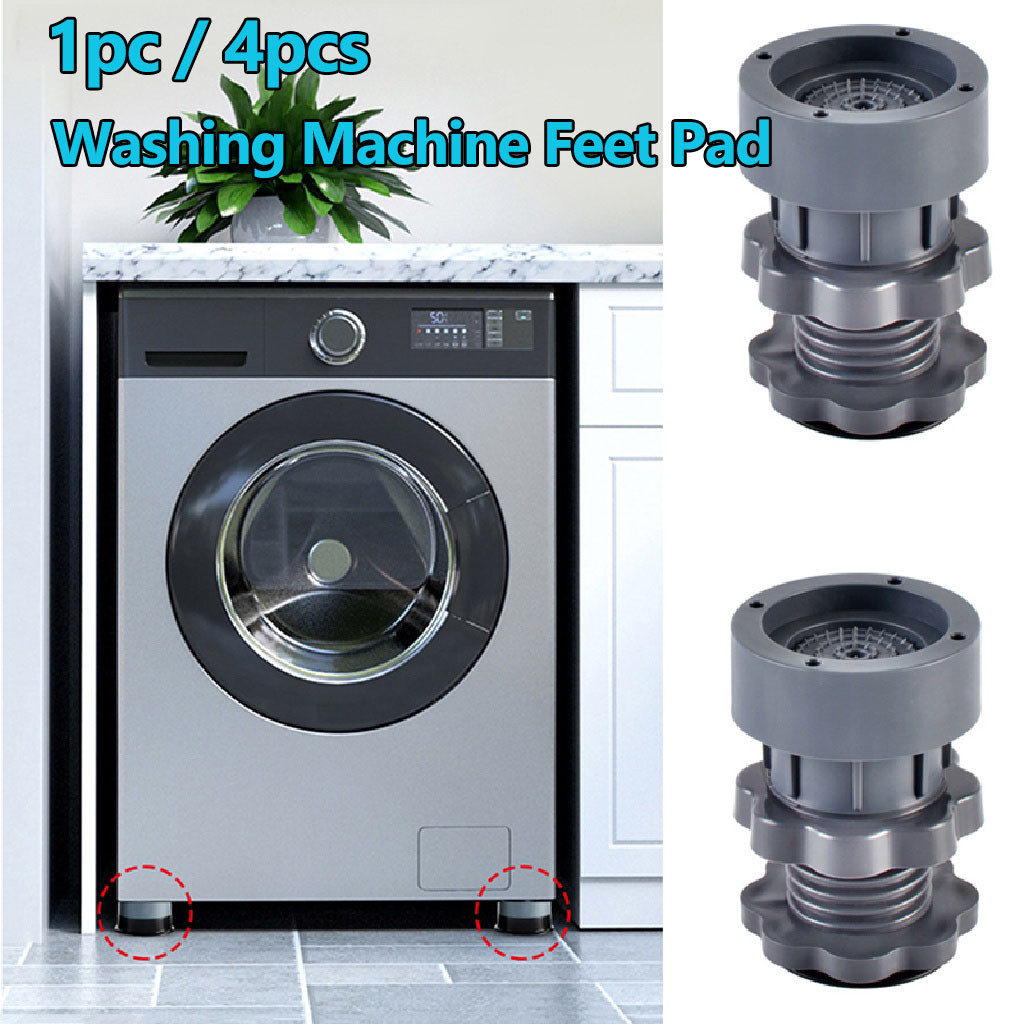 Adjustable Height Washing Machine Anti Vibration Pad Shock Non Slip ...