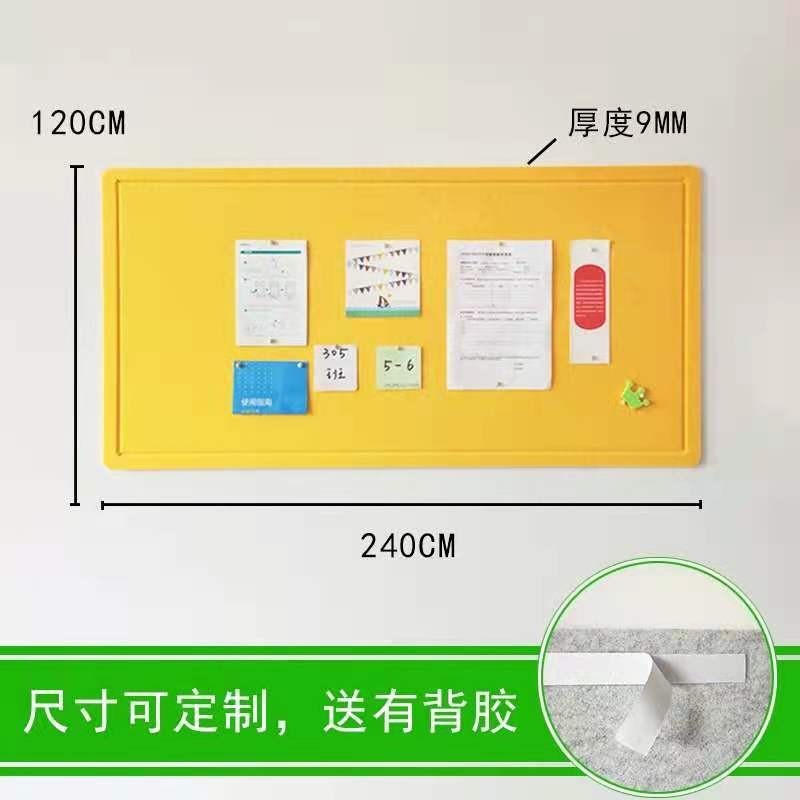 Colorful felt board message board works display cork board bulletin ...