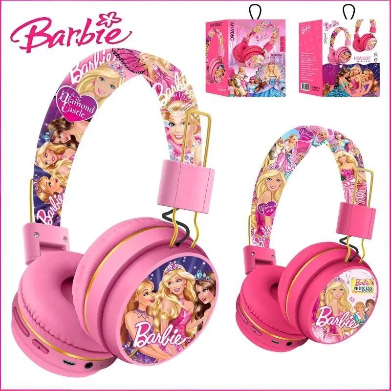 Miniso Barbie Wireless Bluetooth Headphone Y2K 3D Stereo Headset Ladies ...