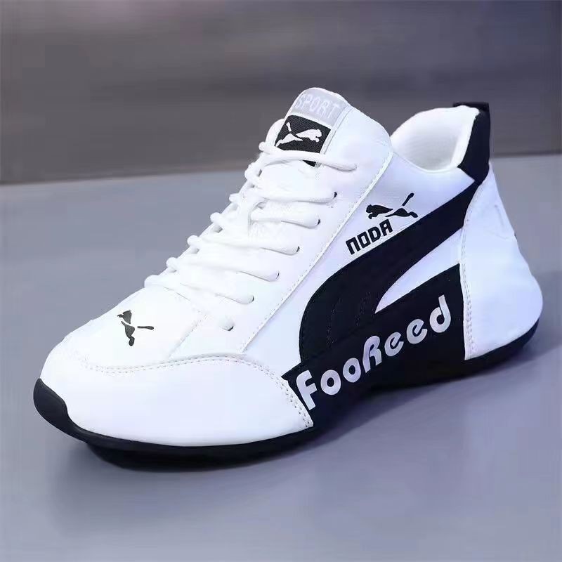 FooReed Couple Running Shoes Breathable Lightweight Lace-Up Sneakers ...