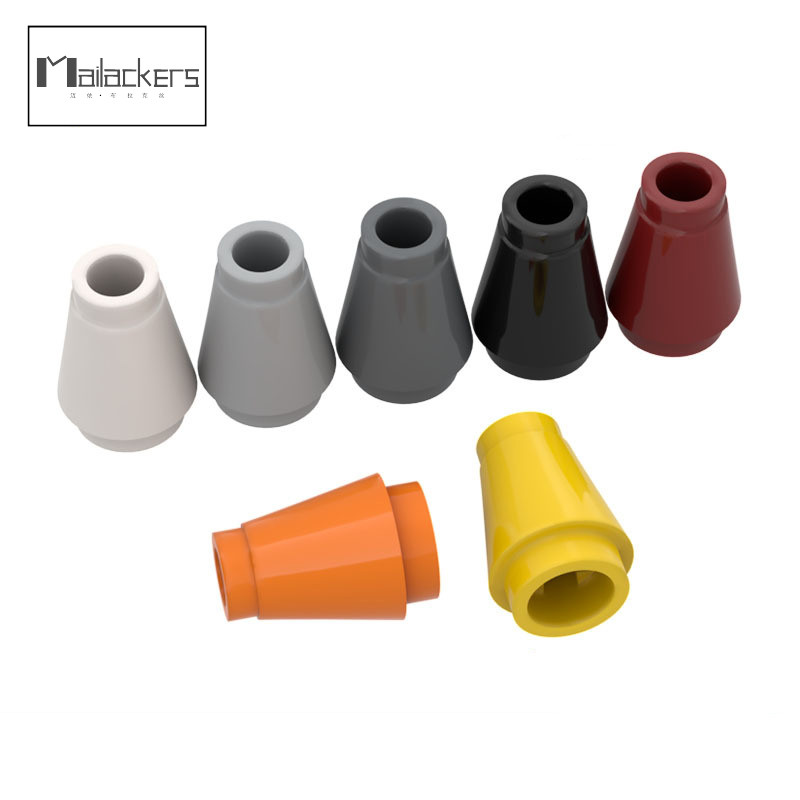 59900 Bricks 50pcs Plate 1x1 cone brick Small Particles Building Blocks ...