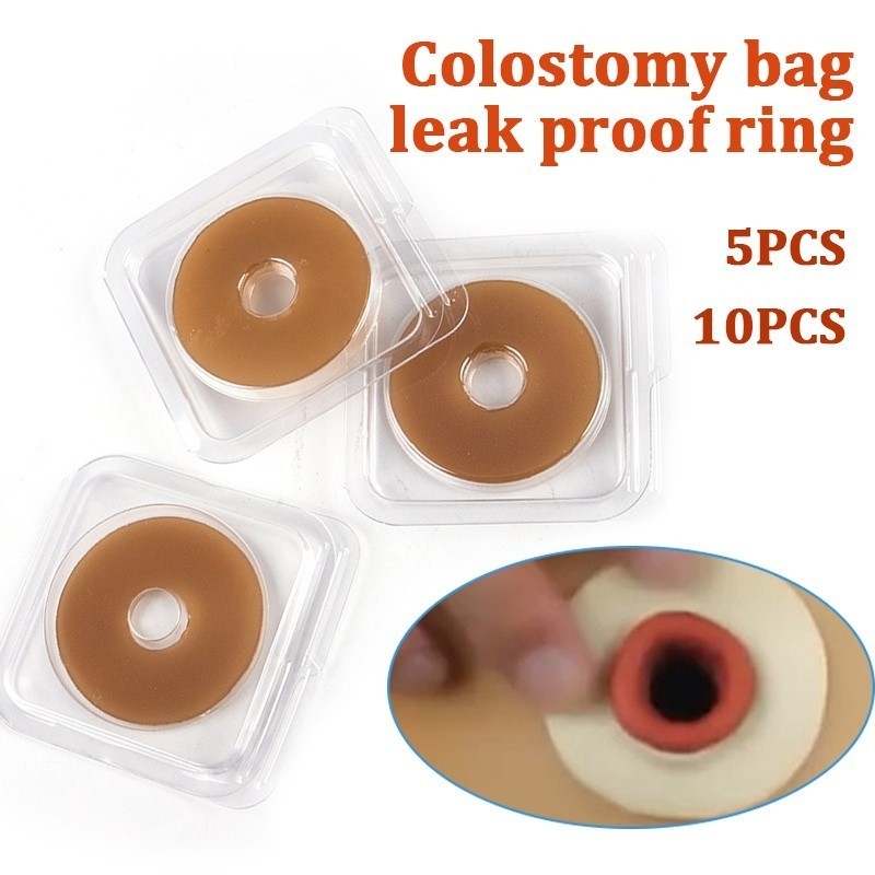 5pcsand10pcs Leak Proof Patch Ring Stoma Pocket Plastic Patch Anti Leak