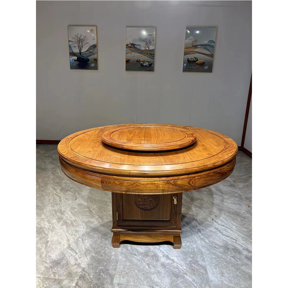 Rosewood Furniture Round Dining Table Hedgehog Purple Sandalwood Solid ...