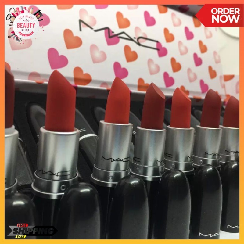 Limited edition matte gift box MAC lipstick set 12pcs | Shopee Singapore