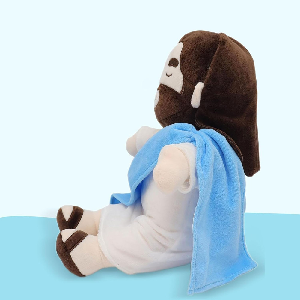 [Mytop.sg] Jesus Stuffed Animal Breathing Soothing Jesus Plush Toy for ...